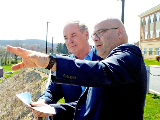 Joyce receives overview of MCHS sports facility | News, Sports, Jobs ...